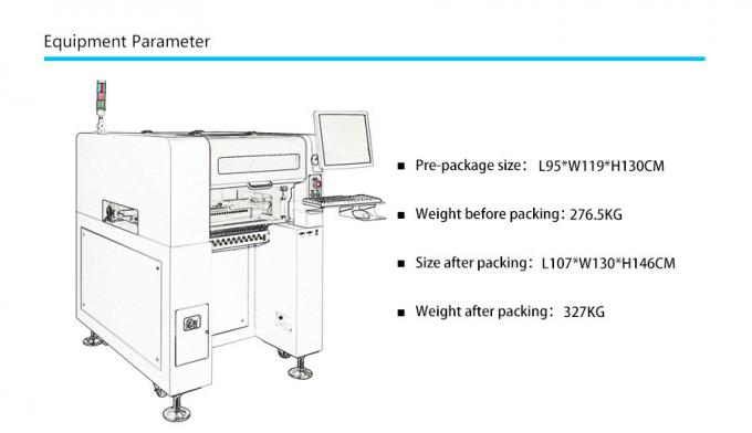 4 Head 44 Position Smt Placement Machine Bga Desktop