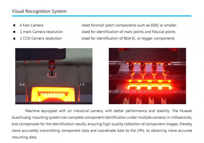 Four Head Bga Placement Pcb Pick And Place Machine For Small Scale ...